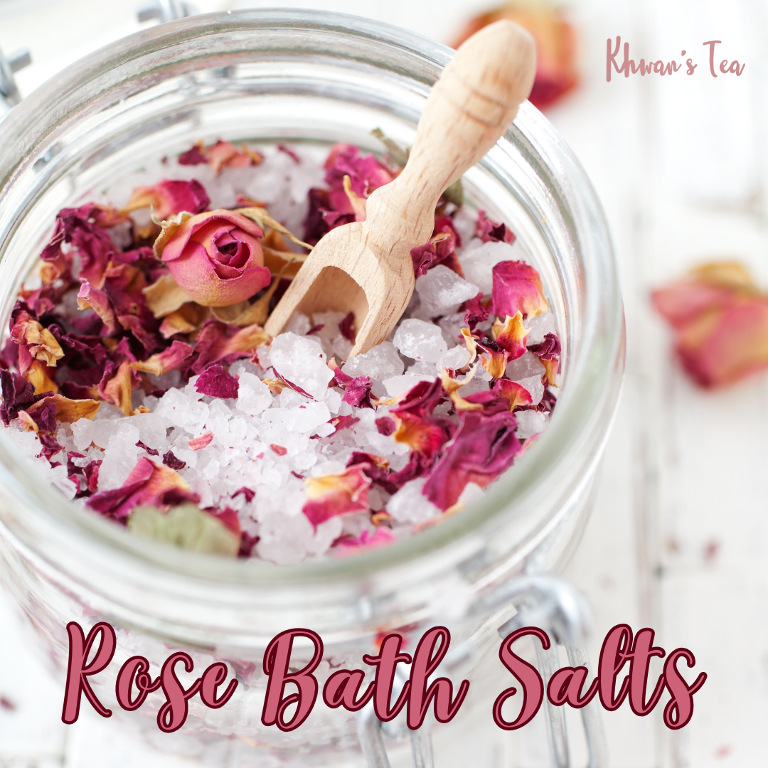 DIY Rose Bath Salts – Khwan's Tea