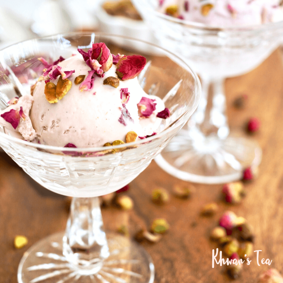 Rose Ice Cream Recipe – Khwan's Tea
